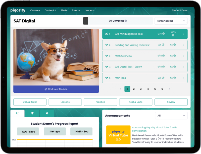 Digital SAT Practice Tests - Free, Full-Length, and Adaptive - Piqosity ...